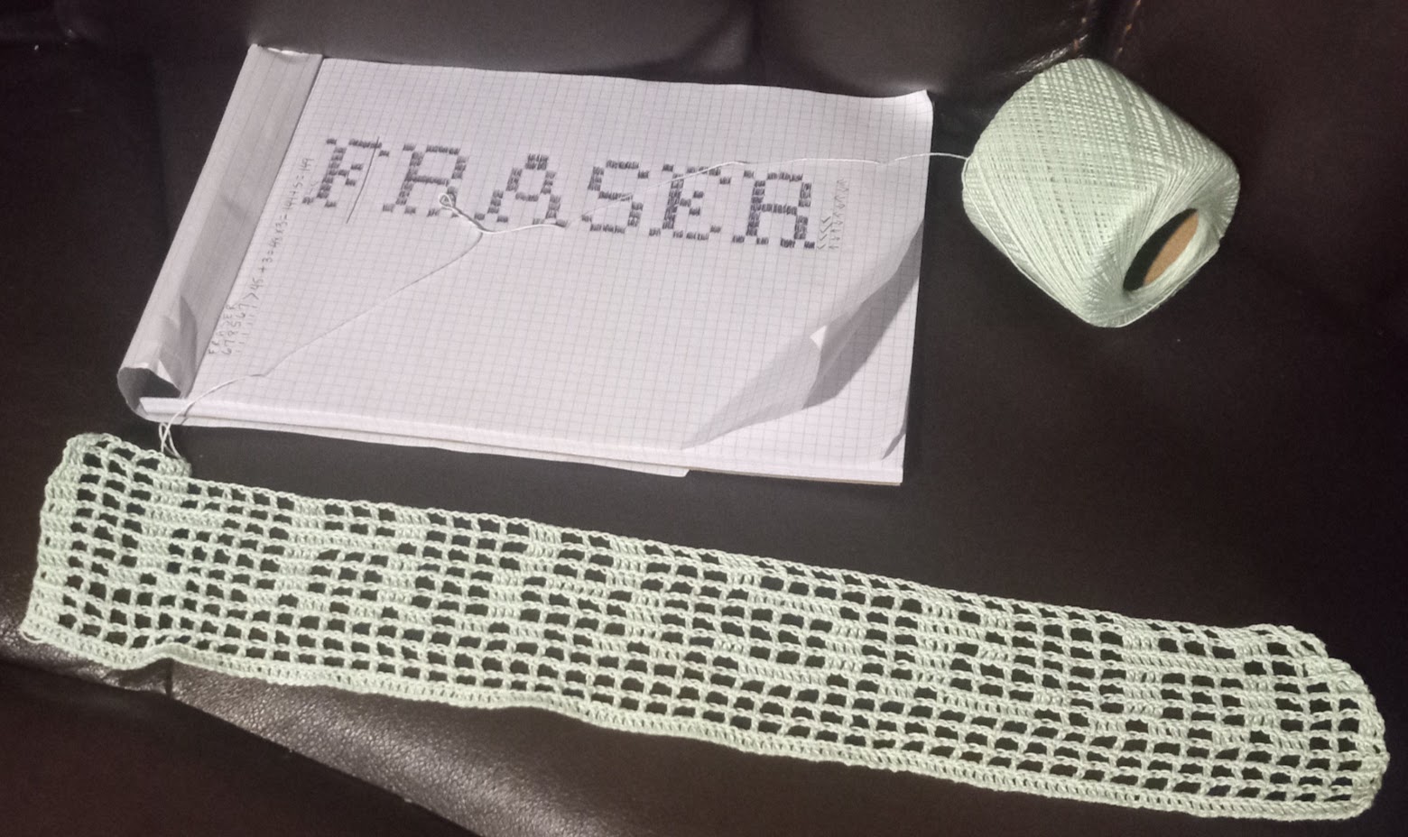 An Easy Free filet Crochet Bookmark Pattern Free - FlamingoCrochet